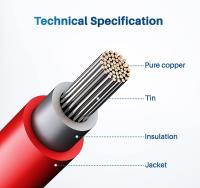 China Single Core PV DC Power Solar Cable TUV 12awg 4mm2 for sale