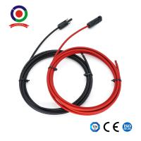 China TUV 12 AWG Tinned Copper Solar Lead Cable Wire With Connectors PV for sale