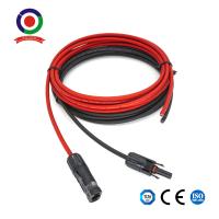China 15Ft 10AWG Solar Extension Cable With Female And Male Connectors for sale