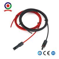 China 6mm2 Solar Adaptor DC Extension Cable With Double Ends Connector for sale