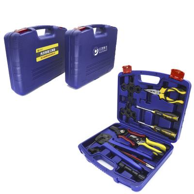 China Self Adjustable Ratchet Crimping Tool Kit Wire Crimper Portable Protective Case for sale