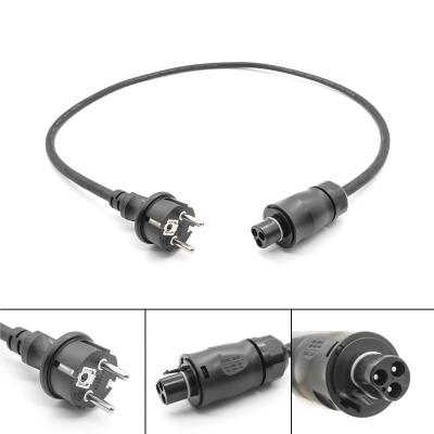 China Solar Inverter AC Power Cord with Better iBC 01 Female Connector and Schuko Plug for AC230V Rated Voltage for sale
