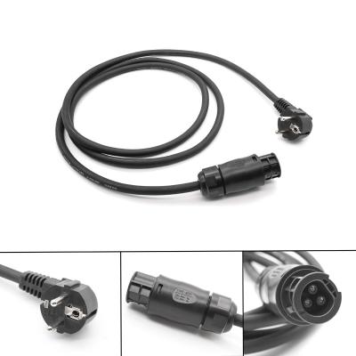 China Micro Inverter Extension Cable with 99% Electricity Transmission Rate and 110V Pure Sine Wave AC Current for Temperature Range -30°C to +60°C for sale