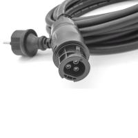 China 5M Solar Power Cable with 25A Rated Current Copper Conductor and VDE CE RoHS Certification for Micro Inverter AC Connection for sale