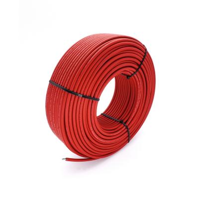 China Black / Red Copper Conductor DC Solar Cable 6mm2 Roll / Drum Packaging for sale
