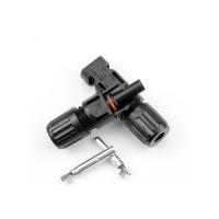 China 30A Tinned Plated Solar Panel Connectors with Screw-On Design and PC Material for DC 600V Applications for sale