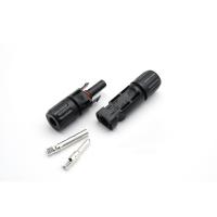 China IP67 Panel Mount Solar Panel Connectors with 2 Contacts and Operating Temperature -40°C to +105°C for sale