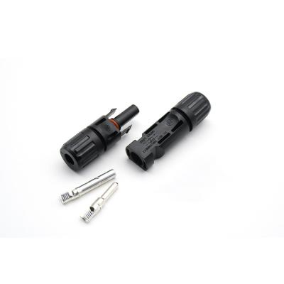 China IP67 Panel Mount Solar Panel Connectors with 2 Contacts and Operating Temperature -40°C to +105°C for sale