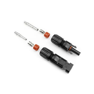 China 30A Tinned Plated Solar Panel Connectors with PC Material for Solar Panel/Inverter -40°C To +105°C 2 Contacts 14-10 AWG for sale