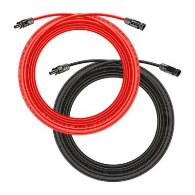 China Male / Female Connector Solar Panel Extension Lead With 105°C Temperature Rating for sale