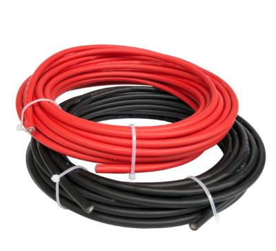China 6mm2 Solar Photovoltaic Cable In Black / Red For Solar Installations for sale