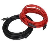 China Male Black Solar Panel Extender Cable And Female Red Connector for sale