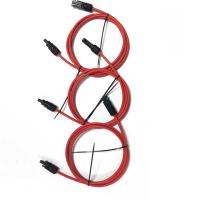 China MC4 Flexible Solar Power Extension Cable Temperature Rating 105°C for sale