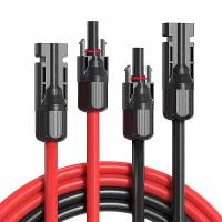 China Tinned Copper Connector Solar Power Extension Cable For Enhanced Performance for sale