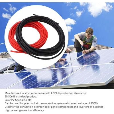 China 6mm2 Hybrid Solar PV System Cable 100m Length Temperature Rating -40C-90C for sale