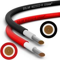 China XLPO Outer Sheath Material Solar PV Cable 6mm2 Diameter 25 Year Lifespan for sale