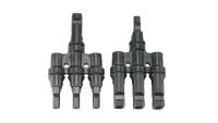 China 1000VDC Waterproof Solar Branch Connector Class II IP67 Rated -40.C To 85.C Temperature Range for sale