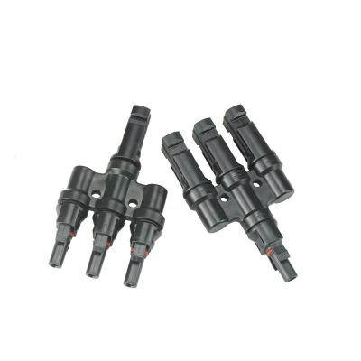 China Copper Waterproof Solar Branch Connector IP67 Fixed Connection with Dustproof Design 0.15kg Weight for sale