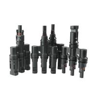 China Current 30A Copper Solar Branch Connector IP67 Rated Tin Plated Contacts for sale