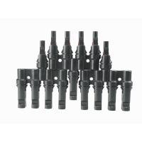 China 30A Class II Solar Branch Connector 4 To 1 With IP67 Protection Rated 1000VDC for sale