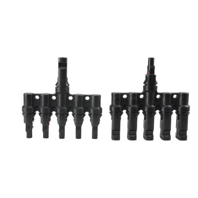 China Copper Contact Material Fixed Connector Solar Branch With Dustproof Feature for sale
