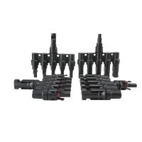 China 30A Copper Solar Branch Connector IP67 Degree Of Protection Less Than 0.5 M Ohm Contact Resistance for sale
