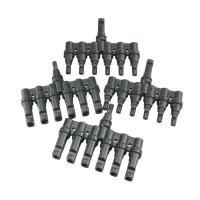 China Power Station Fixed Connector Solar Branch 6 To 1 With Tin Plated Contact Material for sale