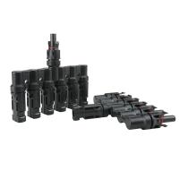 China Dustproof Solar Branch Power Connector With IP67 Rating And Tin Plated Contact Material for sale