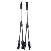 China IP67 Protection Class II Fixed 2 To1 Solar Branch Connector For Power Distribution for sale