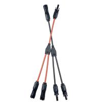 China 1500VDC Rated Voltage 2 To 1 Solar Branch Connector With IP67 Class II Protection for sale