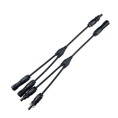 China IP67 Waterproof Solar Branch Connector with Copper Contacts and PPO Cable for sale