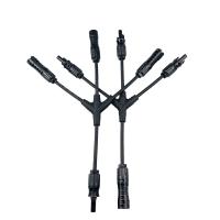China IP67 Waterproof Solar Branch Connector with Contact Resistance Less Than 0.5 M Ohm for sale