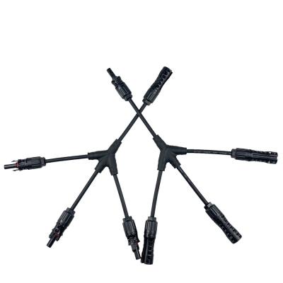 China Copper Connector Waterproof Solar Branch Connector IP67 -40℃ To 85℃ for sale