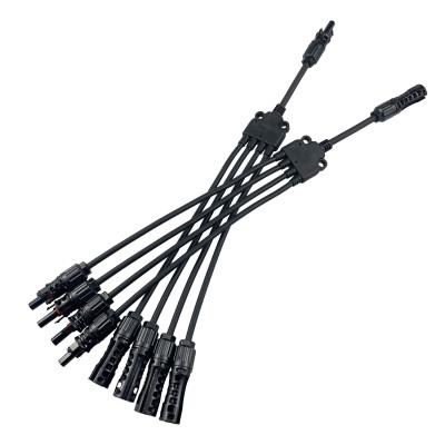 China Less Than 0.5 M Ohm Contact Resistance Copper Fixed Connector Solar Branch Cable for sale