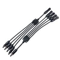 China IP67 PPO Solar Branch Connector Contact Resistance Below 0.5 M Ohm for sale
