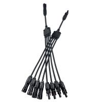 China 1500VDC Class II Solar Branch Connector With PPO Cable And 30A Copper Contact for sale