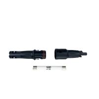 China 1500V 30A Solar Fuse Connector with IP67 Waterproof Rating for PV Systems - Copper/PPO Construction for sale
