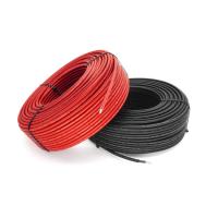 China Black/Red Solar Direct Current Cable 100m Length for Optimal Solar Performance for sale
