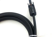 China Auto Lock OEM 6mm2  Solar Cable , Dust Proof Solar Panel Power Cable for sale