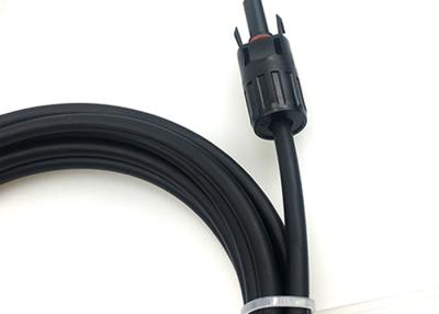 China Auto Lock OEM 6mm2  Solar Cable , Dust Proof Solar Panel Power Cable for sale