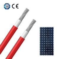 China TUV Certified 6mm2 Hybrid Solar PV System Cable for Solar System Installation Black / Red Outer Sheath for sale