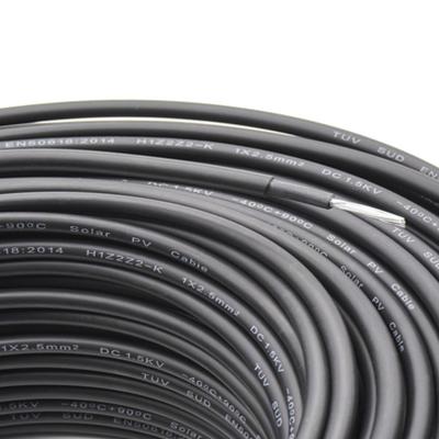 China Black 2.5mm2 PV Wire Solar Extension Cable For Outdoor Automotive RV Boat Marine for sale