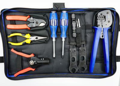 China Solar Crimping Tool Kit with 2.5/4/6mm² Crimping Range, Cable Stripper and MC3 Connector Tools for PV Installation for sale