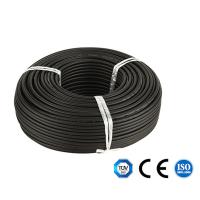 China 1500V DC 6mm² Solar PV Cable - TUV Certified Flame Retardant Photovoltaic Wire for 95A Current for sale