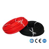 China TUV 2.5mm2 PV Photovoltaic Cable DC Solar Power Cable double XLPE tinned copper for sale