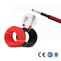 China TUV CE certificated DC single core PV1-F 6mm2 solar pv cable for solar panel for sale