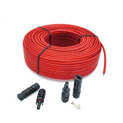 China Tinned Copper Conductor Material Direct Current Cable 100m 6mm2 For Solar Panel for sale