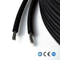 China XLPE Jacket 12AWG Solar PV Cable Wire Copper Conductor Red / Black Color for sale
