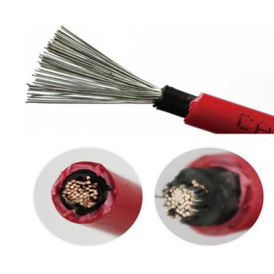 China Tinned Copper Conductor Solar Photovoltaic Cable 6mm2 TUV Approved for sale