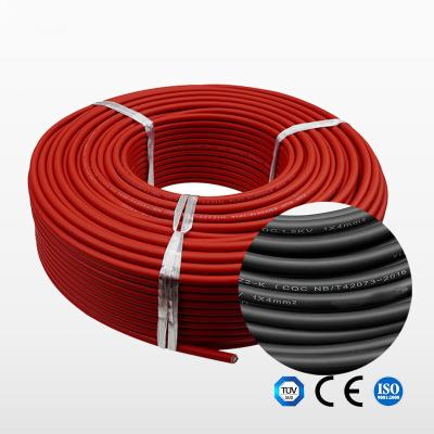 China TUV EN 50618 1500V DC Solar PV Cable 6mm2 XLPE Insulation for sale